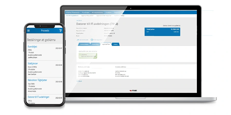 Proceedo e-handelssystem integrerades med ekonomisystemet